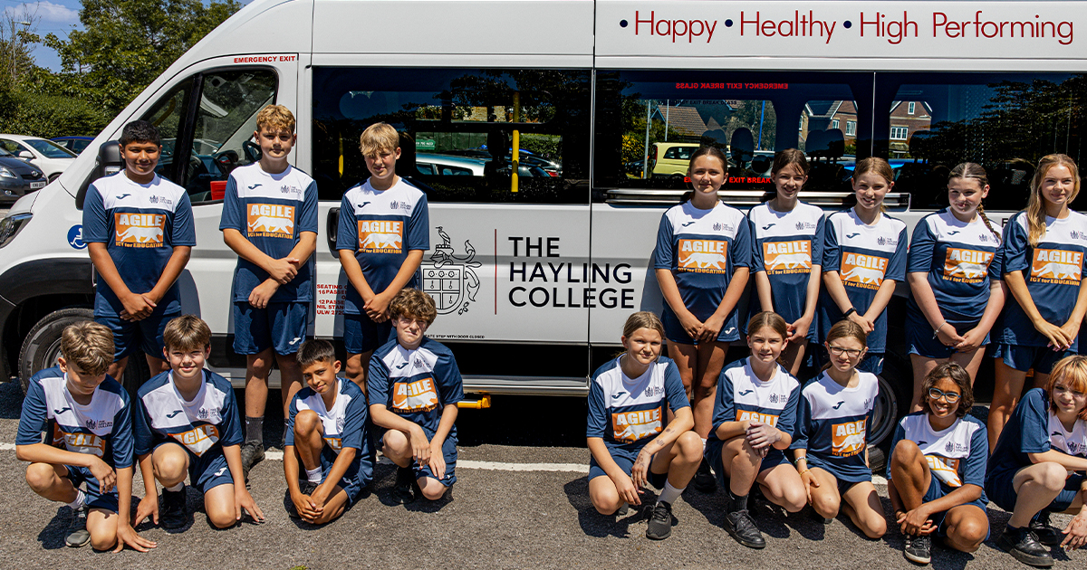 Minibus Jurni Gifts Free Use of a Minibus to The Hayling College for ...