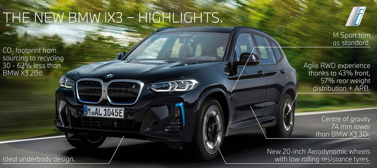 New BMW iX3 facelift and M Sport Trim | Jurni