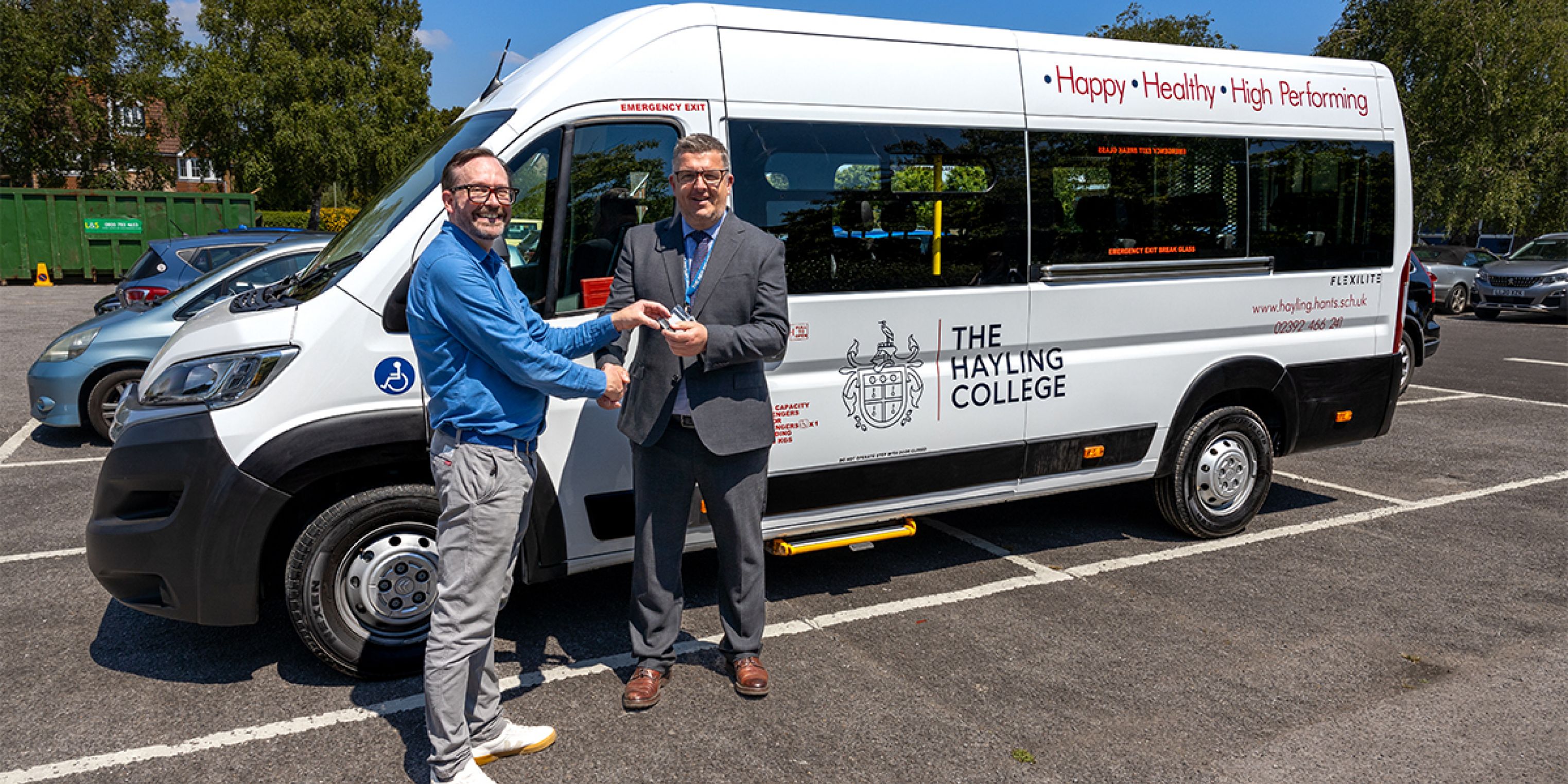 Minibus Jurni Gifts Free Use of a Minibus to The Hayling College for ...